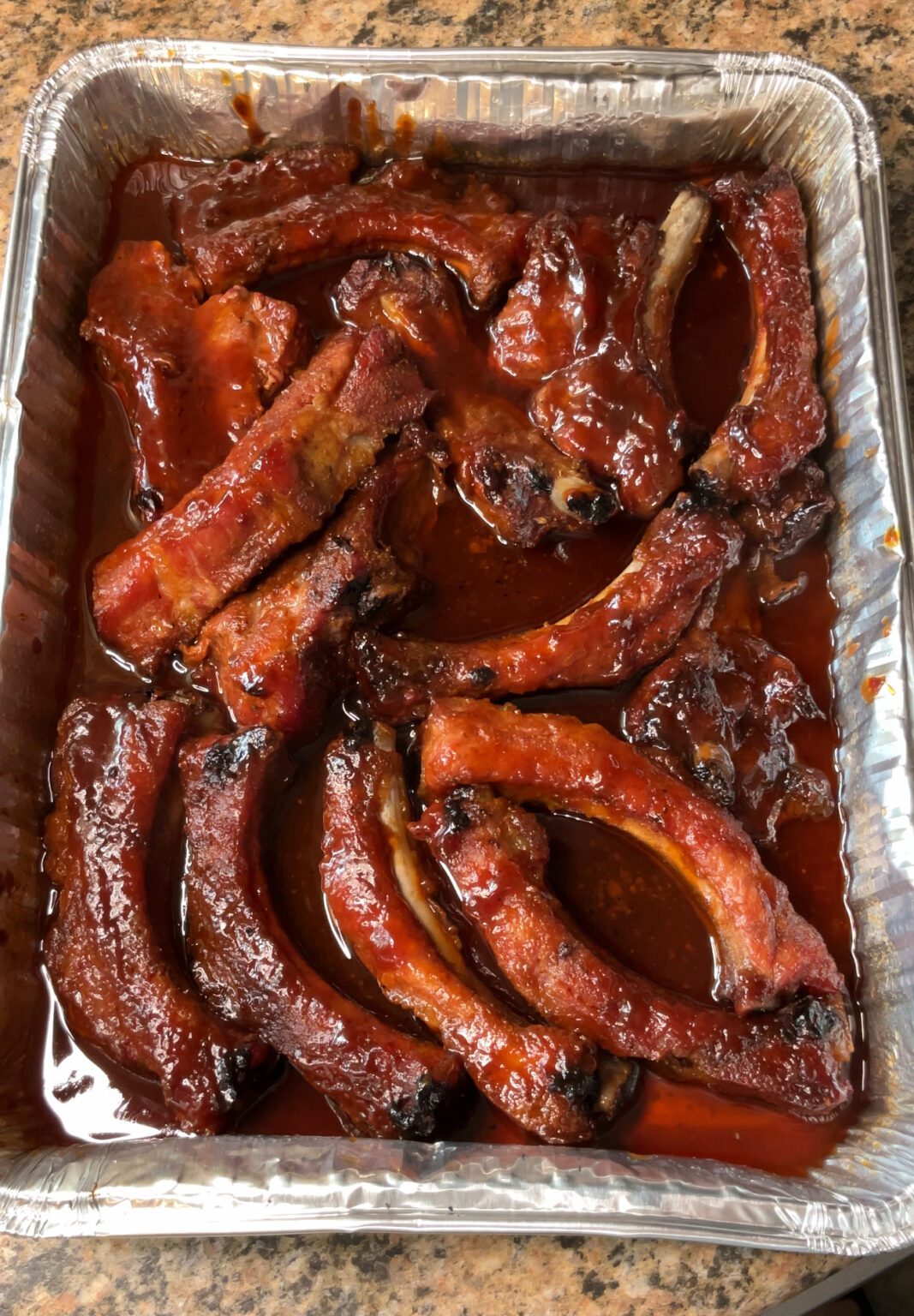 Smoked BBQ Party Ribs - What's Mom Cookin'