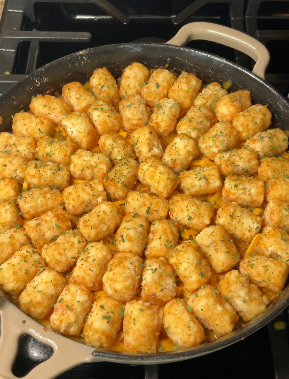 Sloppy Joe Tater Tot Casserole - What's Mom Cookin'