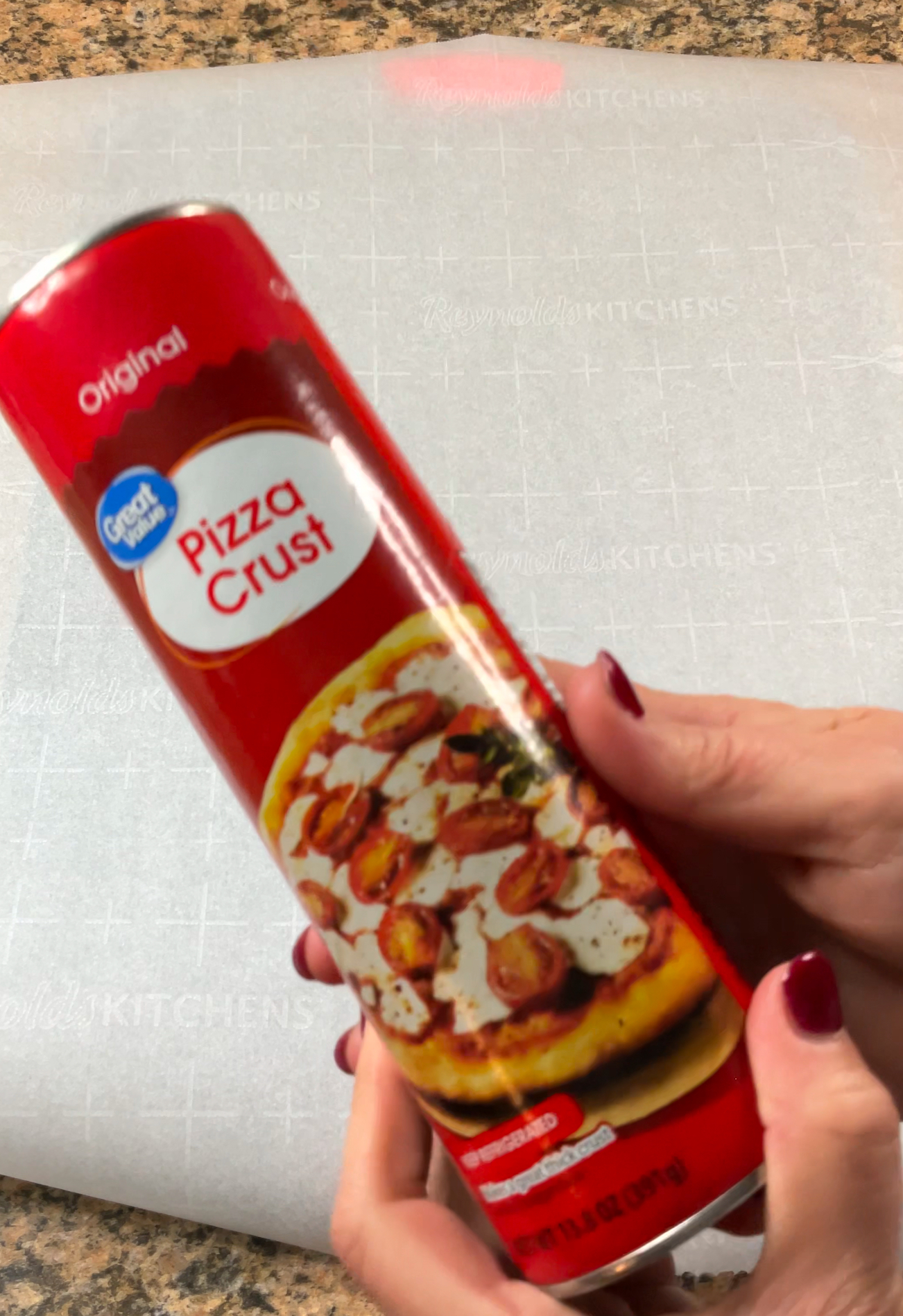 Stuffed Crust Meat Lovers Pizza - What's Mom Cookin'