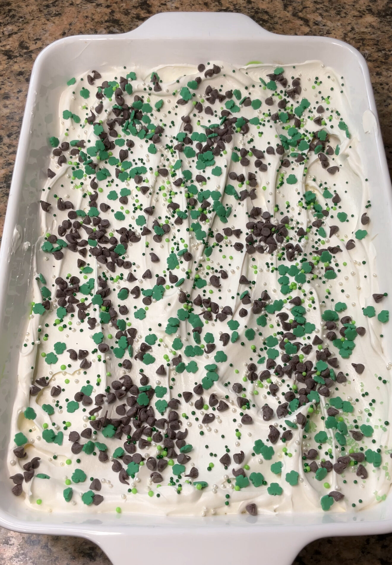 No Bake Shamrock Shake Dessert - What's Mom Cookin'