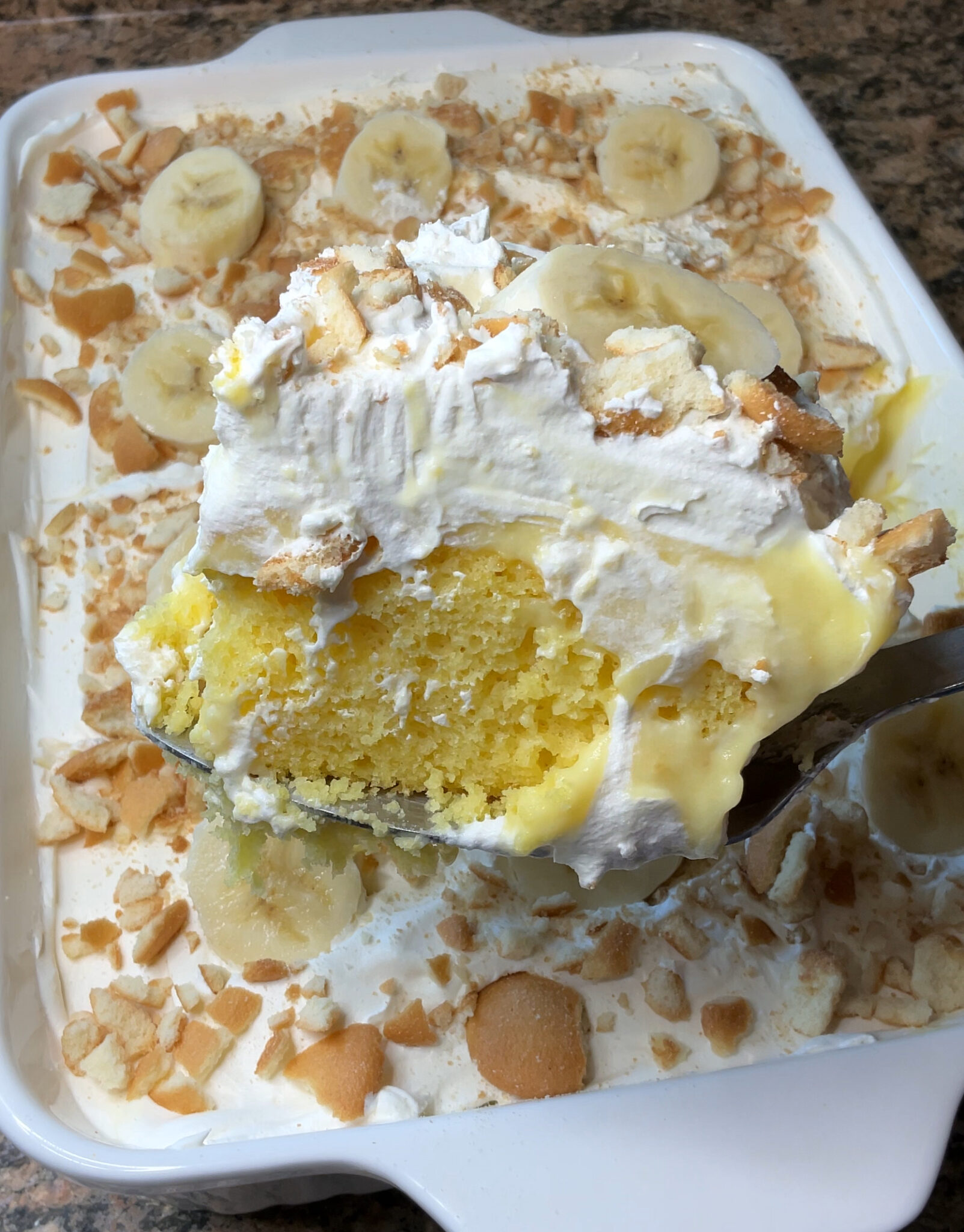Banana Poke Cake - What's Mom Cookin'