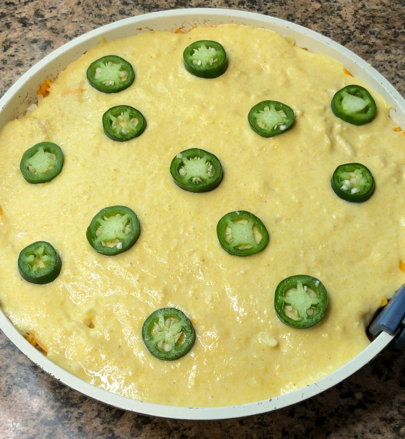 Loaded Cowboy Cornbread Casserole - What's Mom Cookin'